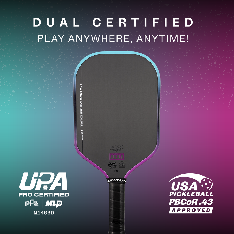 JOOLA Perseus 3S Dual 16mm Pickleball Paddle - JOOLA USA